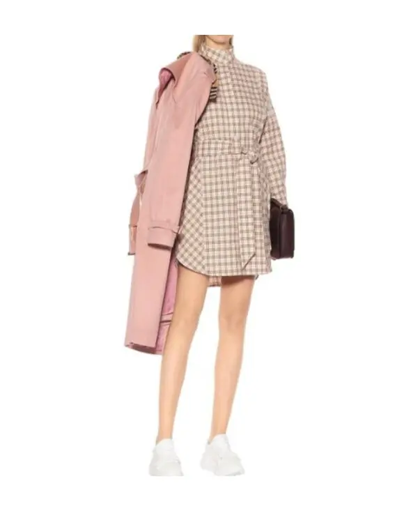 Burberry Checked Lace Dress