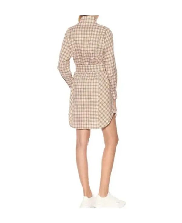 Burberry Checked Lace Dress