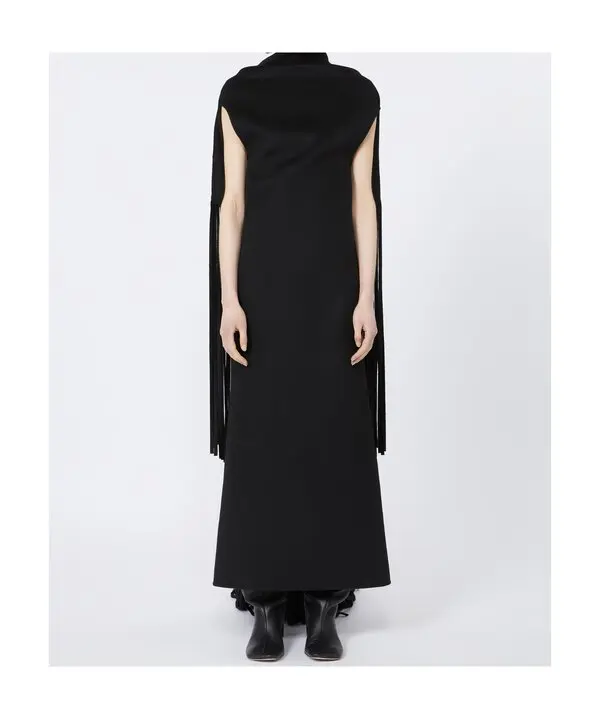 Sportmax Long Double-faced Pure Wool Dress