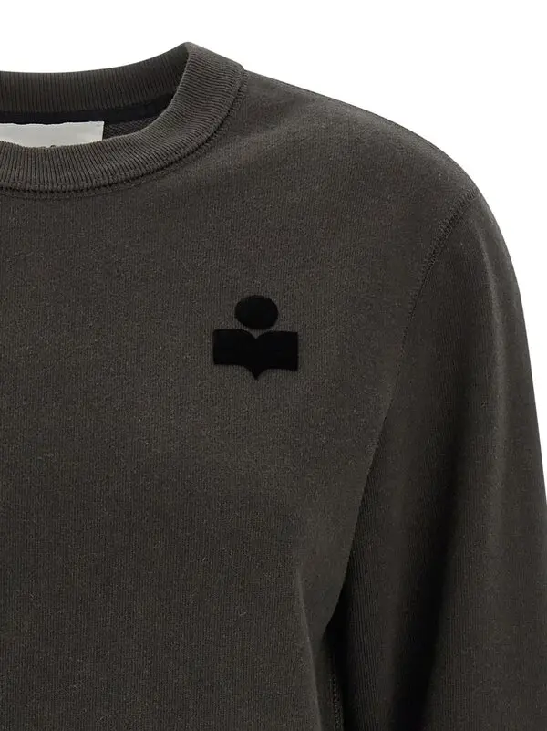 Isabel Marant Étoile Logo Crewneck Sweatshirt - Black