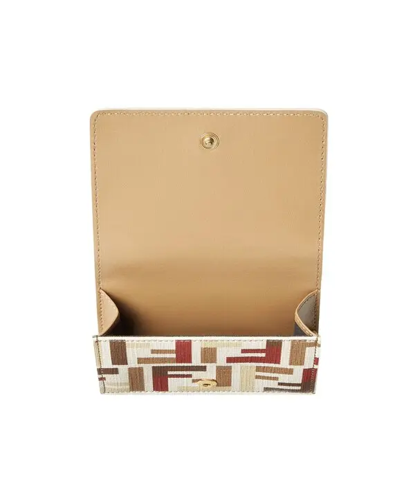 Fendi Roma Ff Printed Tri-fold Wallet - Multicolour
