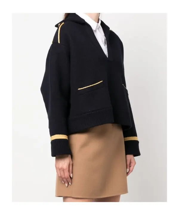 Celine Wool Military Vareuse With Braided Trim