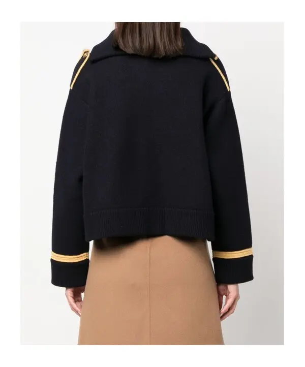 Celine Wool Military Vareuse With Braided Trim