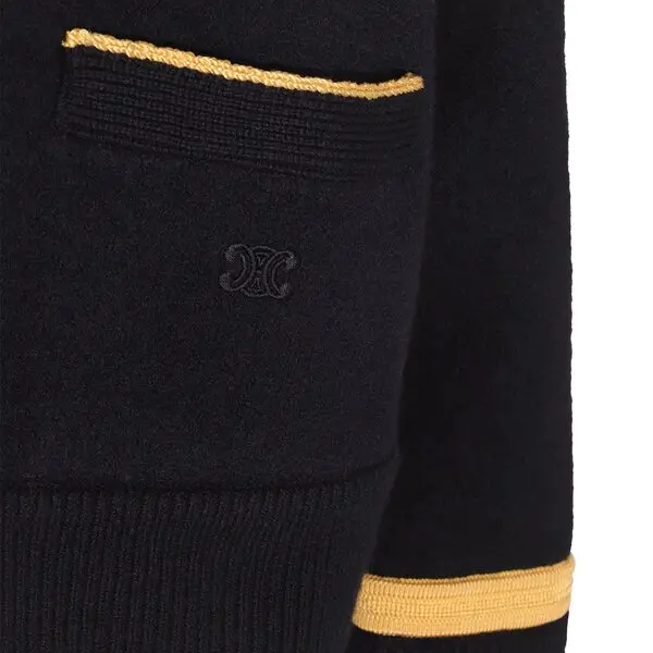 Celine Wool Military Vareuse With Braided Trim