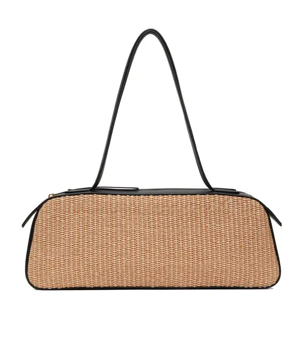 Khaite Simona Shoulder Bag - Beige  Black