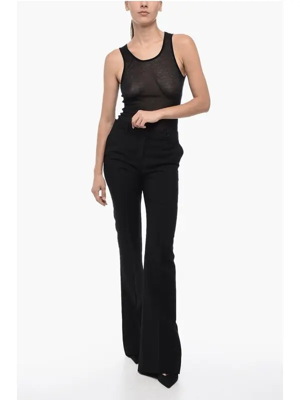 Versace Low-rise Flared Tailored Trousers