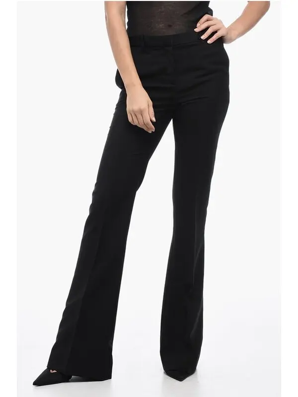 Versace Low-rise Flared Tailored Trousers
