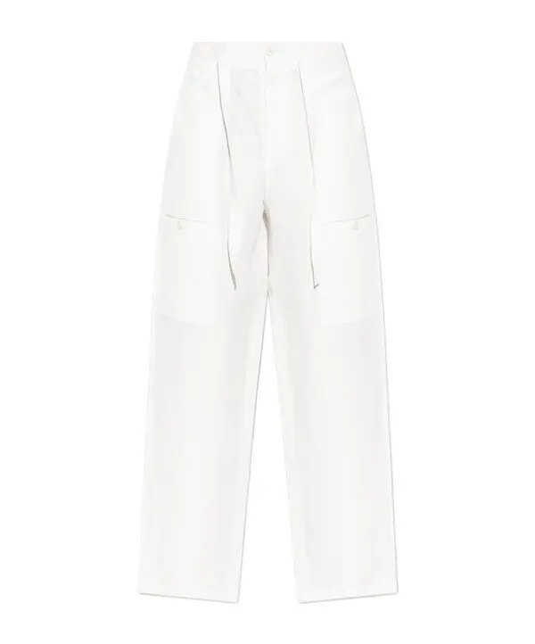 JIL SANDER Wide-leg Cargo Pants - White