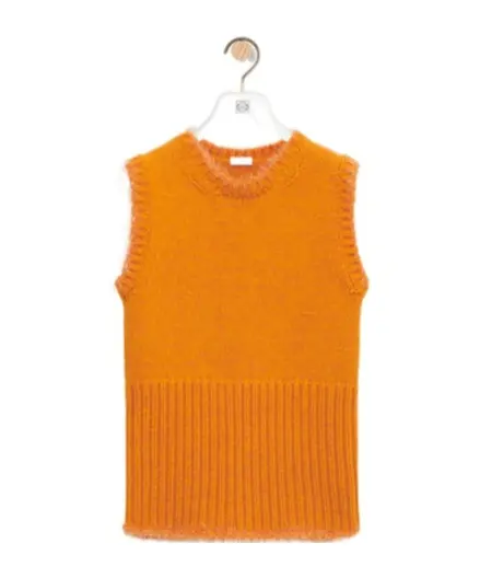 Loewe Fringed Ribbed-knit Vest