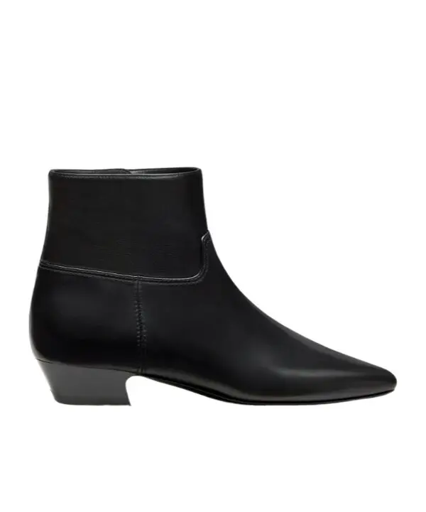STUART WEITZMAN Stassi Zip Bootie - Black