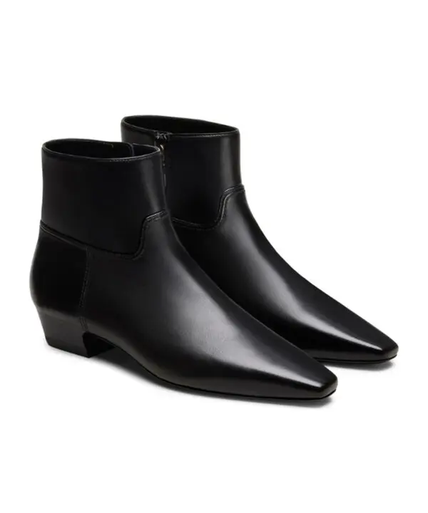 STUART WEITZMAN Stassi Zip Bootie - Black