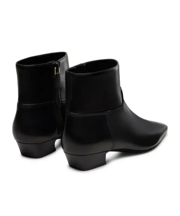 STUART WEITZMAN Stassi Zip Bootie - Black