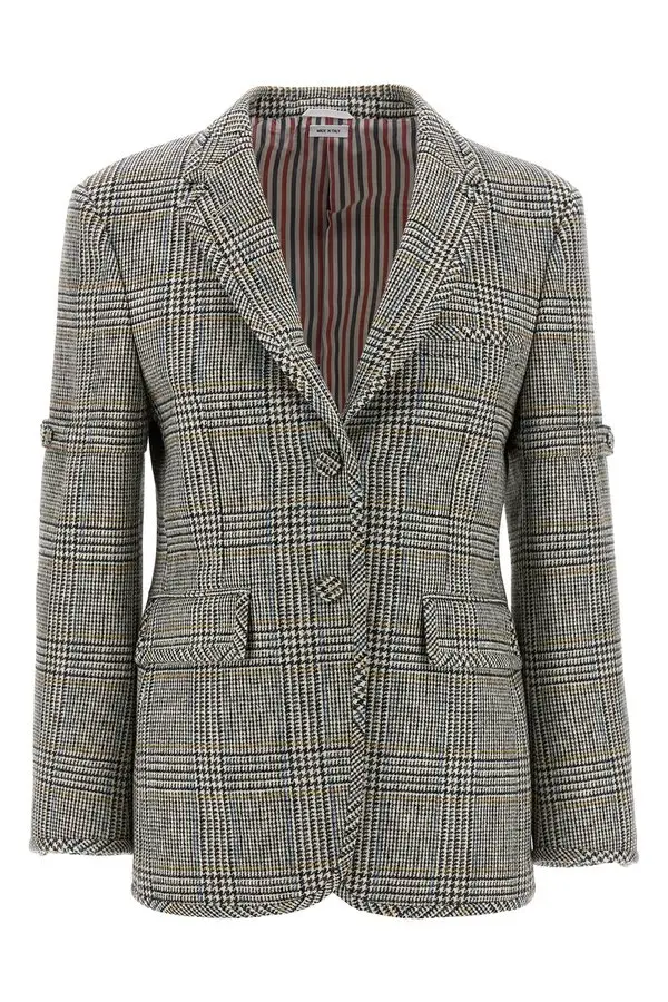 Thom Browne Checked Single-breasted Blazer