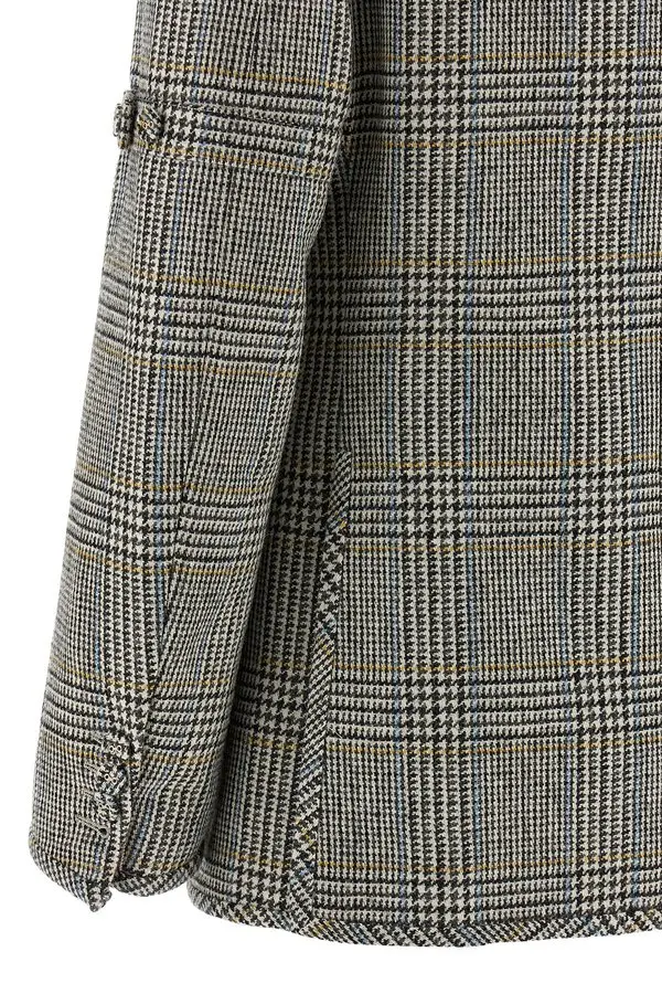 Thom Browne Checked Single-breasted Blazer