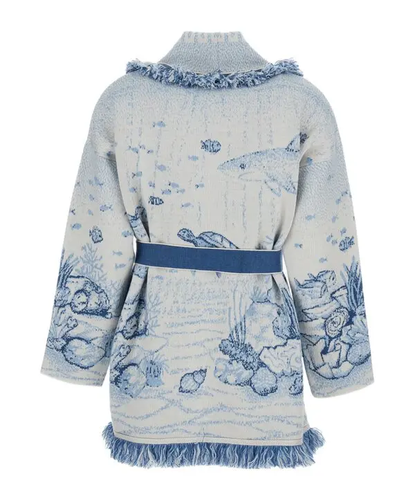 Alanui Deep In The Ocean Belted Cardigan