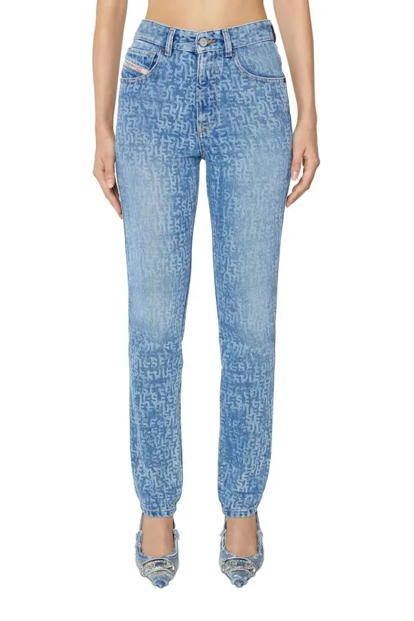 DIESEL® Monogram Straight-leg Jeans