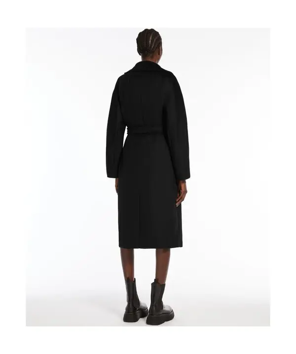 Max Mara Belted Waist Coat - Black