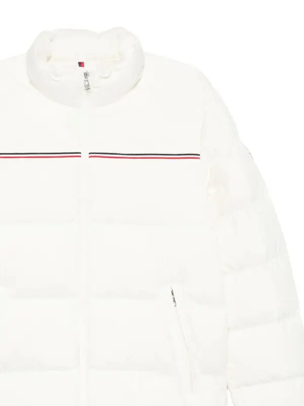 Moncler Logo Patch Zip-up Down Jacket