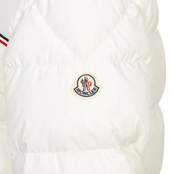Moncler Logo Patch Zip-up Down Jacket