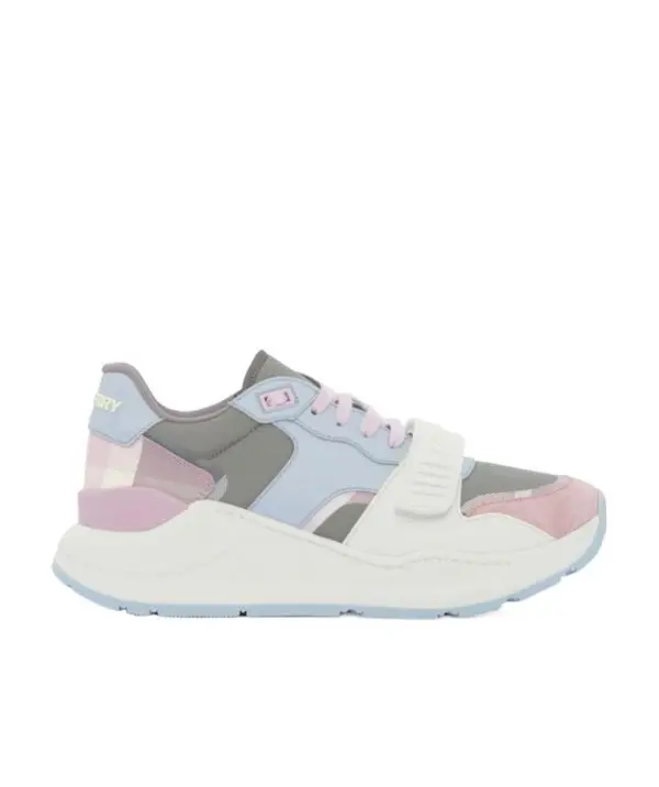 Burberry Low-top Panelled Sneakers - White