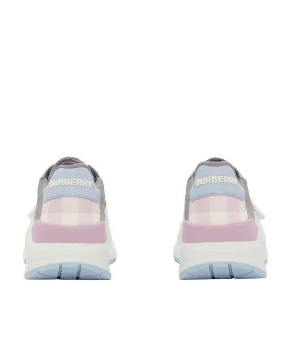 Burberry Low-top Panelled Sneakers - White