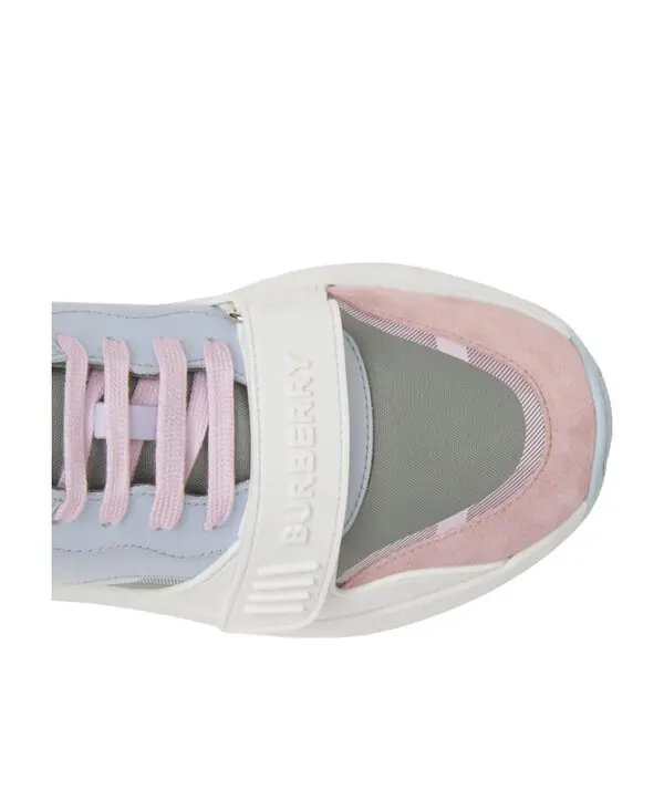 Burberry Low-top Panelled Sneakers - White