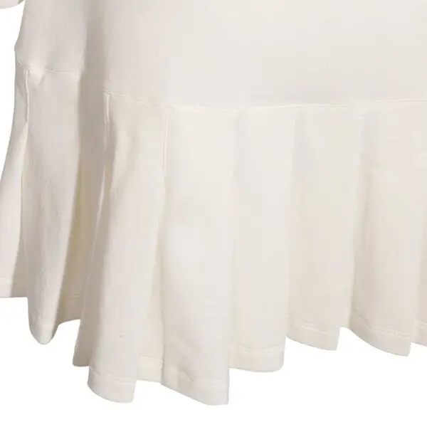 Miu Miu Logo-embroidered Short-sleeved Mini Polo Dress