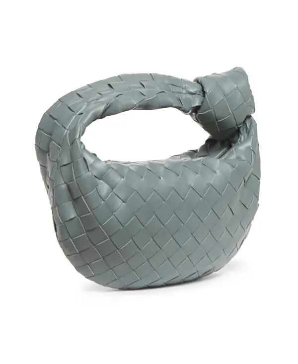 Bottega Veneta Mini Jodie Handbag - Gray
