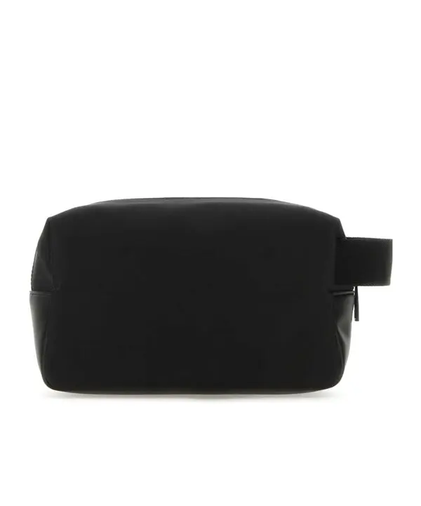 Alexander McQueen Logo Printed Zipped Toiletry Bag