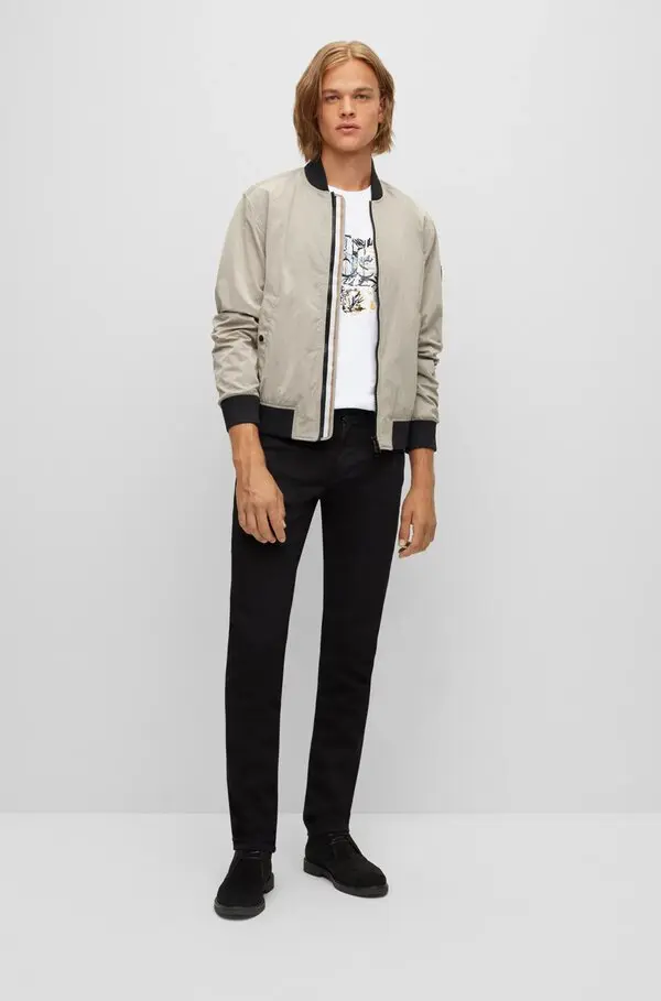Hugo Boss Illustration-style Logo-print T-shirt