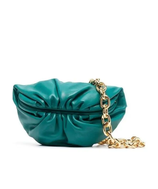 Bottega Veneta The Belt Chain Pouch - Green