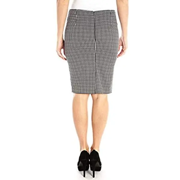 Emporio Armani Plaid Detail Slim Fit Skirt