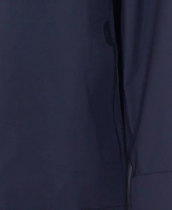 Herno Zip-up High Neck Hooded Jacket - Black