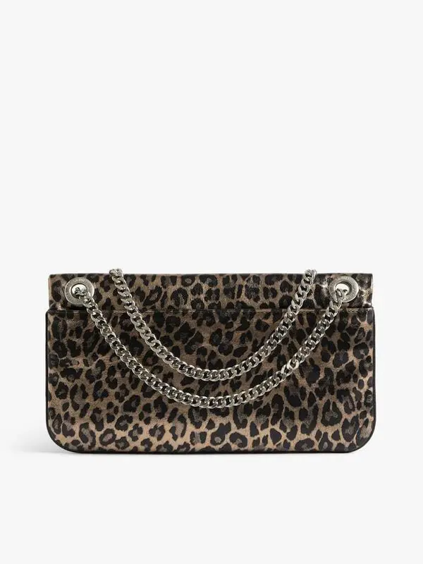 Zadig&Voltaire Leopard-printed Leather Shoulder Bag