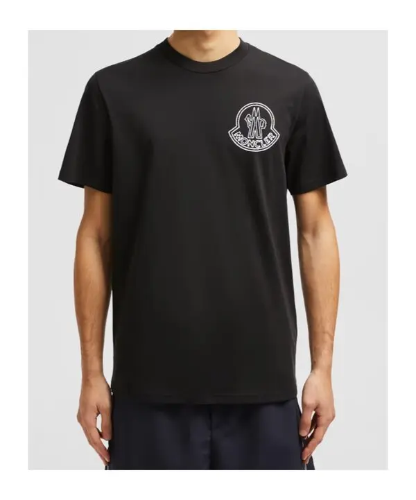 Moncler Logo Detailed Crewneck T-shirt
