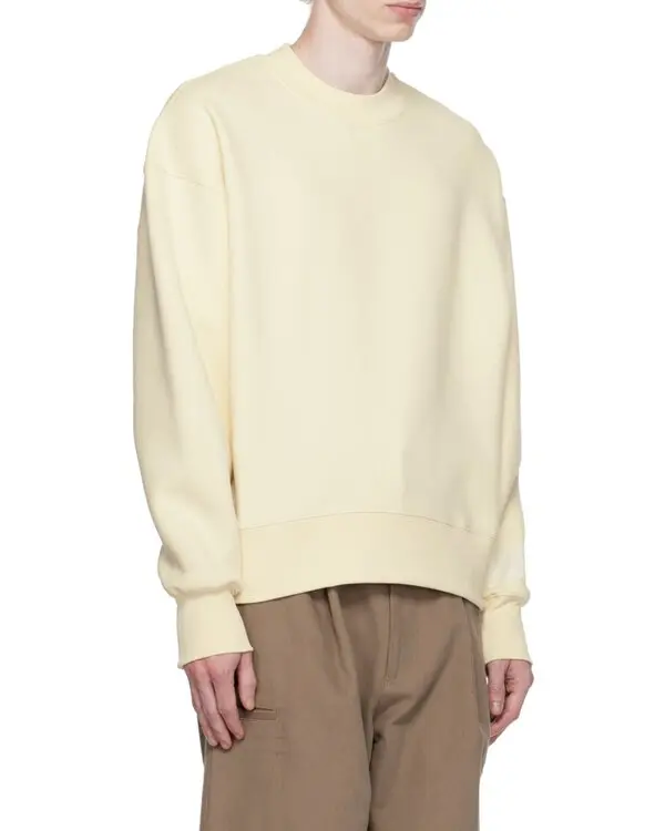 AMI Paris Crewneck Sweatshirt With Logo Patch