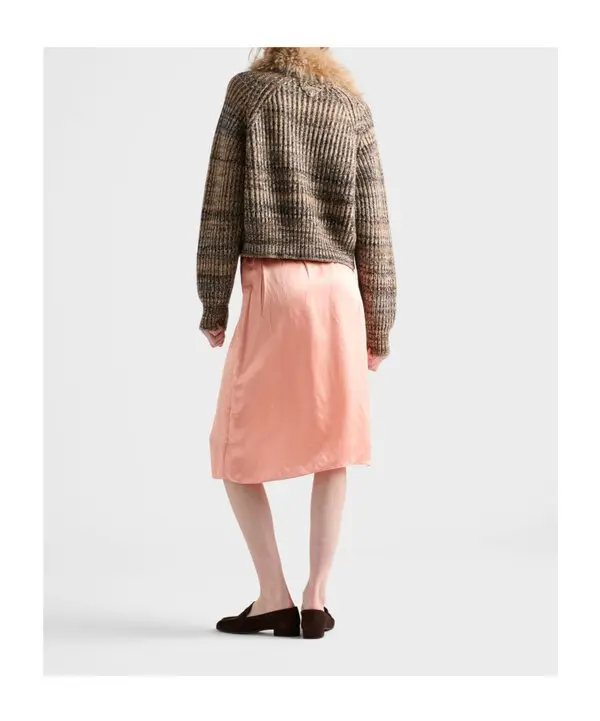 Prada Wool And Cashmere Crew-neck Sweater