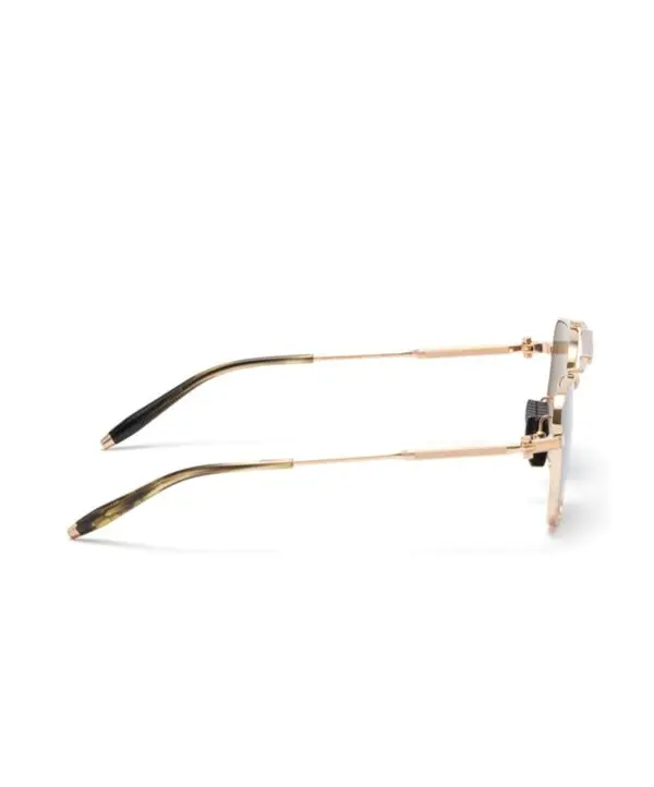 AKONI Europa Square Frame Sunglasses - Gray