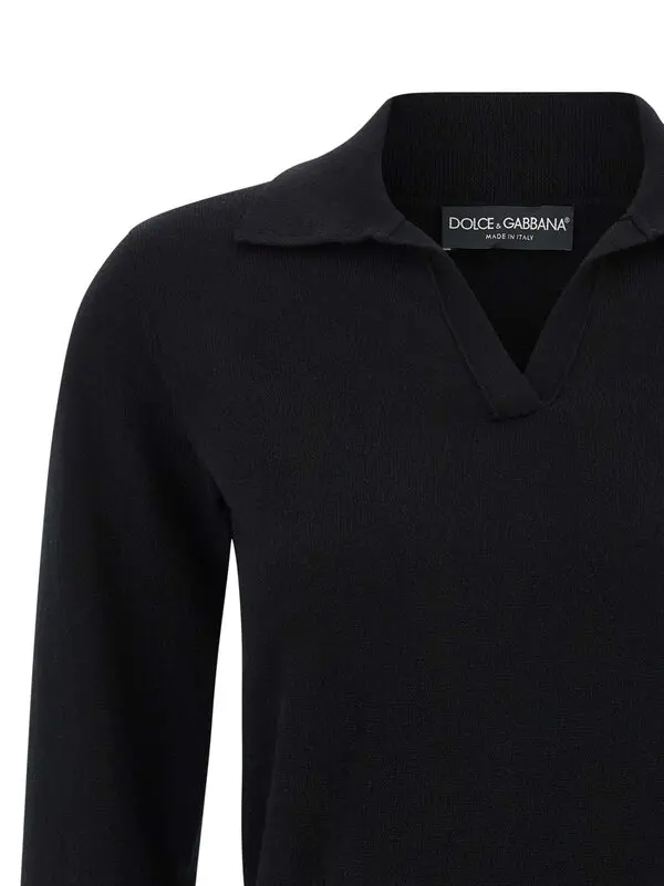 Dolce & Gabbana Cashmere Polo Top