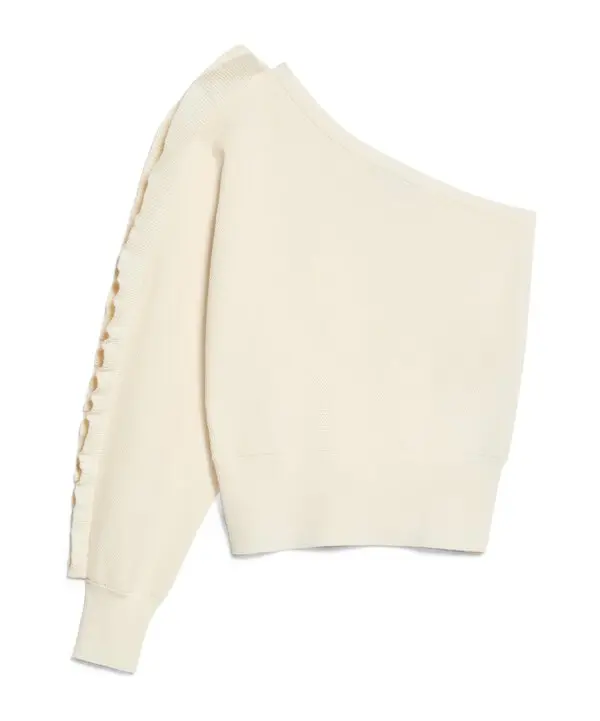 Max Mara Asymmetric One-sleeved Knitted Jumper