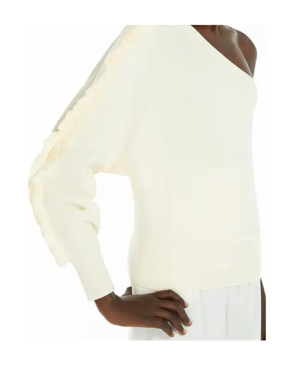 Max Mara Asymmetric One-sleeved Knitted Jumper