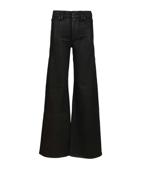 7 For All Mankind Lotta Coated Jeans - Black