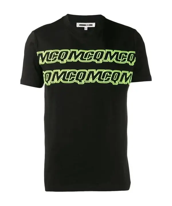 Alexander McQueen Logo Embroidered T-shirt