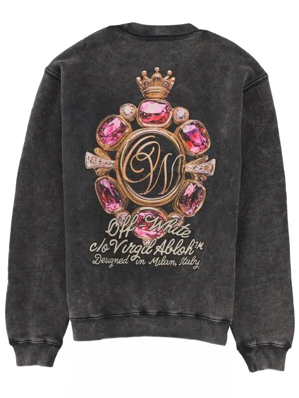 Off-White Royal Jewels Sweatshirt - Black