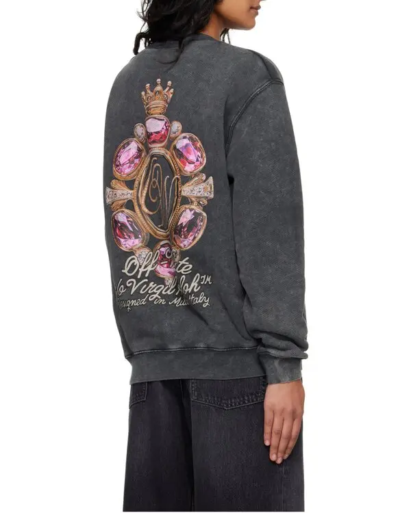 Off-White Royal Jewels Sweatshirt - Black