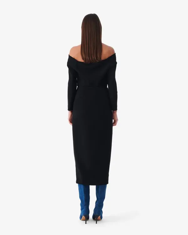 IRO PARIS Pumko Wrap Midi Skirt