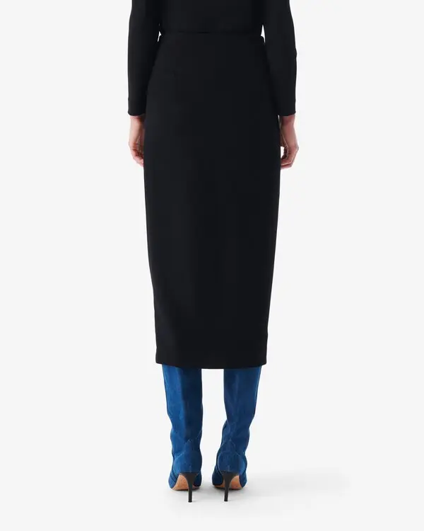 IRO PARIS Pumko Wrap Midi Skirt