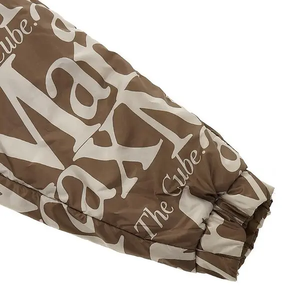 Max Mara Reversible Down Jacket With Logo Print
