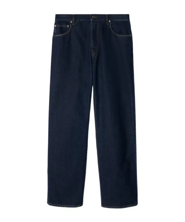 Burberry Logo Patch Straight-leg Jeans