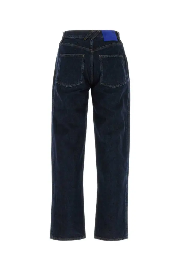 Burberry Logo Patch Straight-leg Jeans